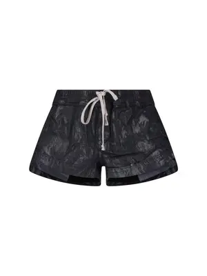 Rick Owens Coated Fabric Shorts