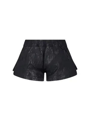 Rick Owens Coated Fabric Shorts