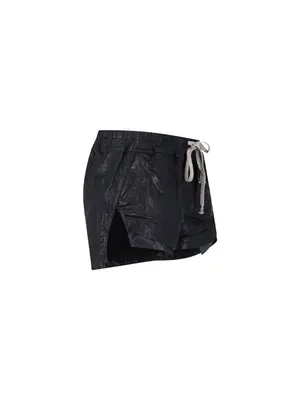 Rick Owens Coated Fabric Shorts