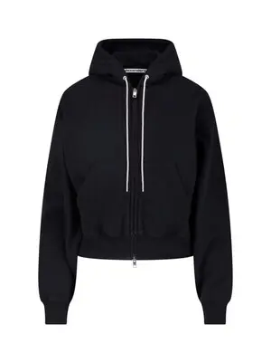 Alexander Wang Hooded Zip Sweatshirt
