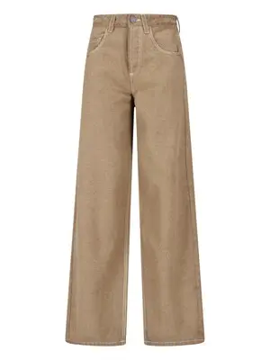 UMA WANG Straight Wool Blend Trousers
