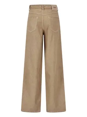 UMA WANG Straight Wool Blend Trousers