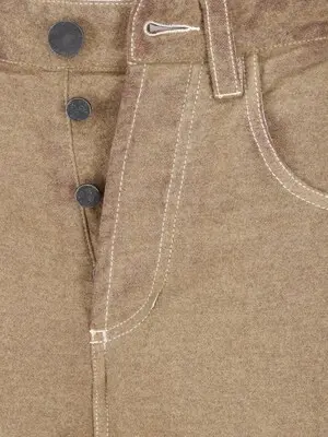 UMA WANG Straight Wool Blend Trousers