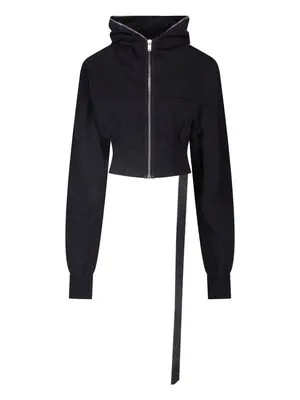 Rick Owens Hoodie "collage Gimp - Black