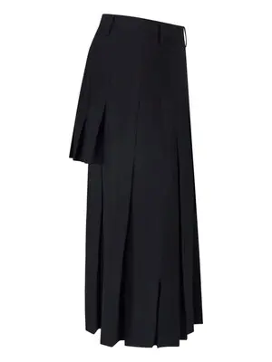 MAISON MARGIELA Asymmetrical Pleated Skirt