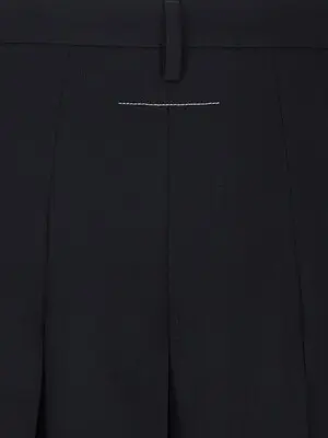 MAISON MARGIELA Asymmetrical Pleated Skirt