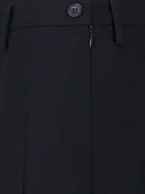 MAISON MARGIELA Asymmetrical Pleated Skirt