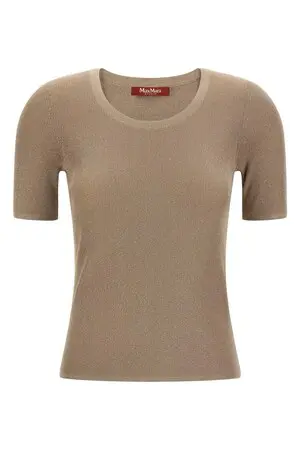 Max Mara Mstsequoia' T-shirt - Beige