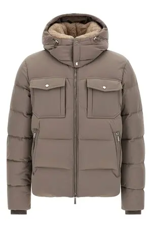 MOORER Alarick' Bomber Jacket 'acqua' Line