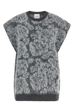 NUDE Jacquard Sweater - Gray