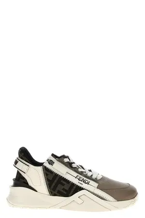 Fendi Flow Leather Sneakers - Multi