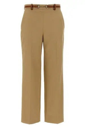 Gucci Cotton Drill Tailored Trousers - Beige
