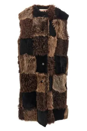 Marni Long Shearling Vest