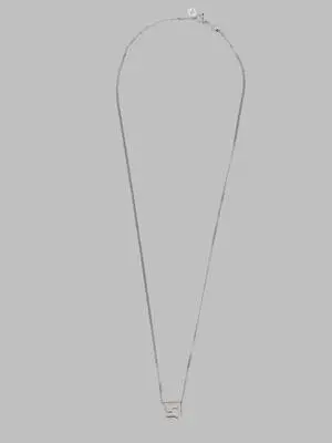 Fendi Ff Necklace - Silver