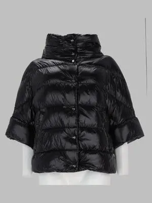 Herno High Neck Puffer Jacket - Black