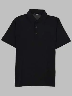 Herno Polo In Cotone - Black