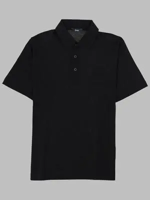 Herno Polo In Cotone - Black