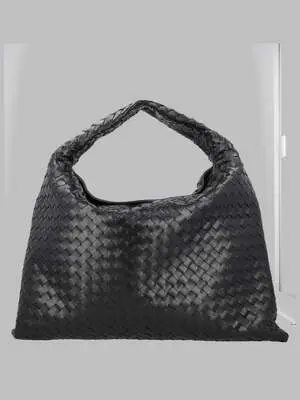 Bottega Veneta Borsa Hop Large - Black