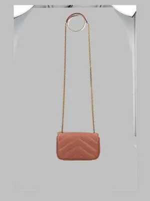 Saint Laurent Lamb Leather Bopsa Loulou Mini