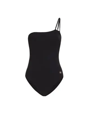 Dolce & Gabbana One-shoulder Full Costume - Black