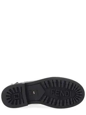 Fendi Leather Chelsea Boots