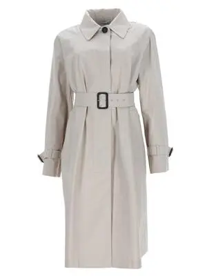 Max Mara Anti-drip Trench Coat - Cream