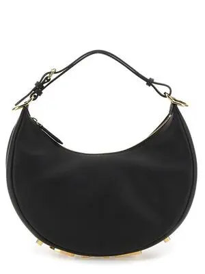 Fendi Graphy Small Shoulder Bag - Black