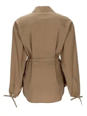 Moncler Giacca Con Zip E Cintura
