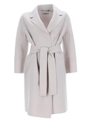 Max Mara Virgin Wool Coat - Cream