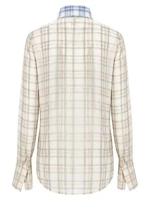 Acne Studios Blusa In Seta Con Fiocco