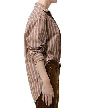 Citizens Of Humanity Thea Boyfriend Shirt - Copper Stripe