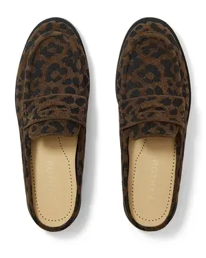 Rothy's Revelvet Penny Loafer Mules