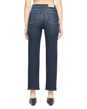 RE/DONE High Rise Pipe Jeans