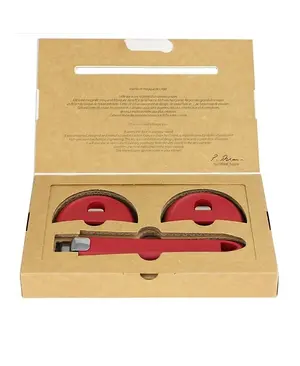 CRISTEL Removable Color Handle, Set 3 Piece - Red
