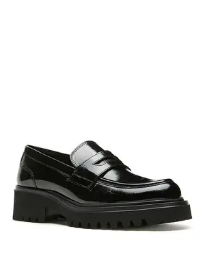 La Canadienne Karmic Waterproof Leather Loafers - Black