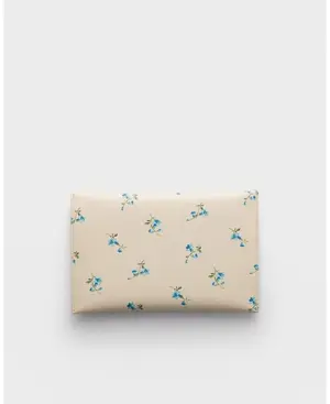 Prada Printed Saffiano Leather Envelope Clutch