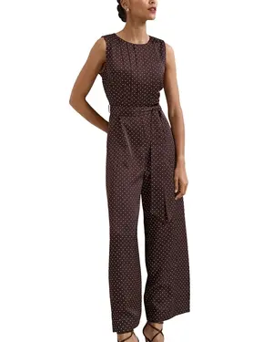 PHASE EIGHT Janine Sleeveless Straight Leg Jumpsuit