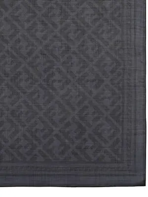 Fendi Bandana In Seta E Lana Con Motivo Ff