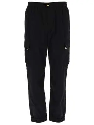 Fendi Pantalone In Tessuto Tecnico - Black