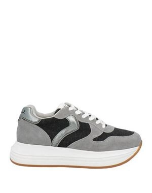 VOILE BLANCHE Goat Skin And Textile Fiber Sneakers - Grey