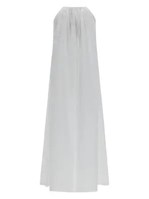 Max Mara Cotton Halter Maxi Dress - White