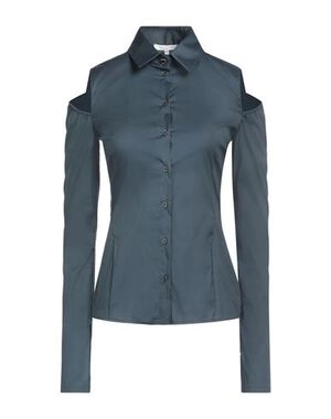 Patrizia Pepe Long Sleeve Poplin Shirt - Deep Teal