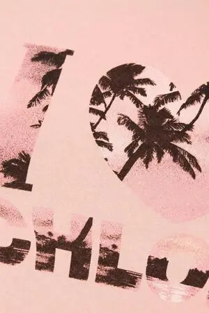 Chloé Graphic Printed Short Sleeve T-shirt - Multicolor