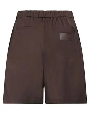 Valentino Garavani Shorts & Bermuda Shorts Dark Size Polyester, Elastomultiester - Brown