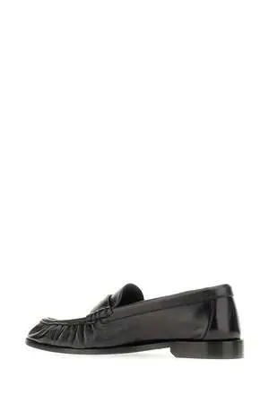 Saint Laurent Gathered Leather Loafers - Multicolor