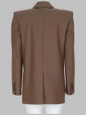 Saint Laurent Giacca In Lana E Mohair Leggeri