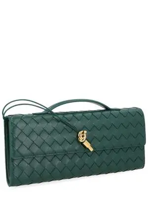 Bottega Veneta Andiamo Clutch - Green