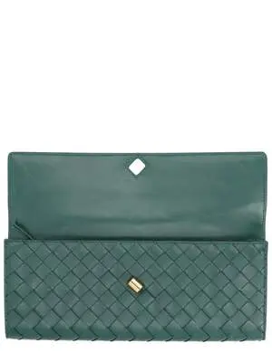 Bottega Veneta Andiamo Clutch - Green