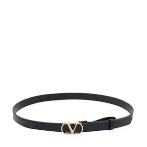 Valentino Garavani Vlogo Signature Belt - Black