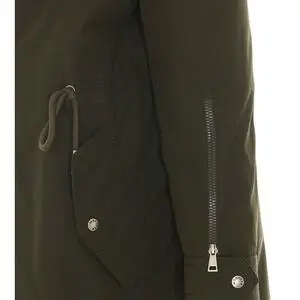 Moncler Halicte Long Parka - Green